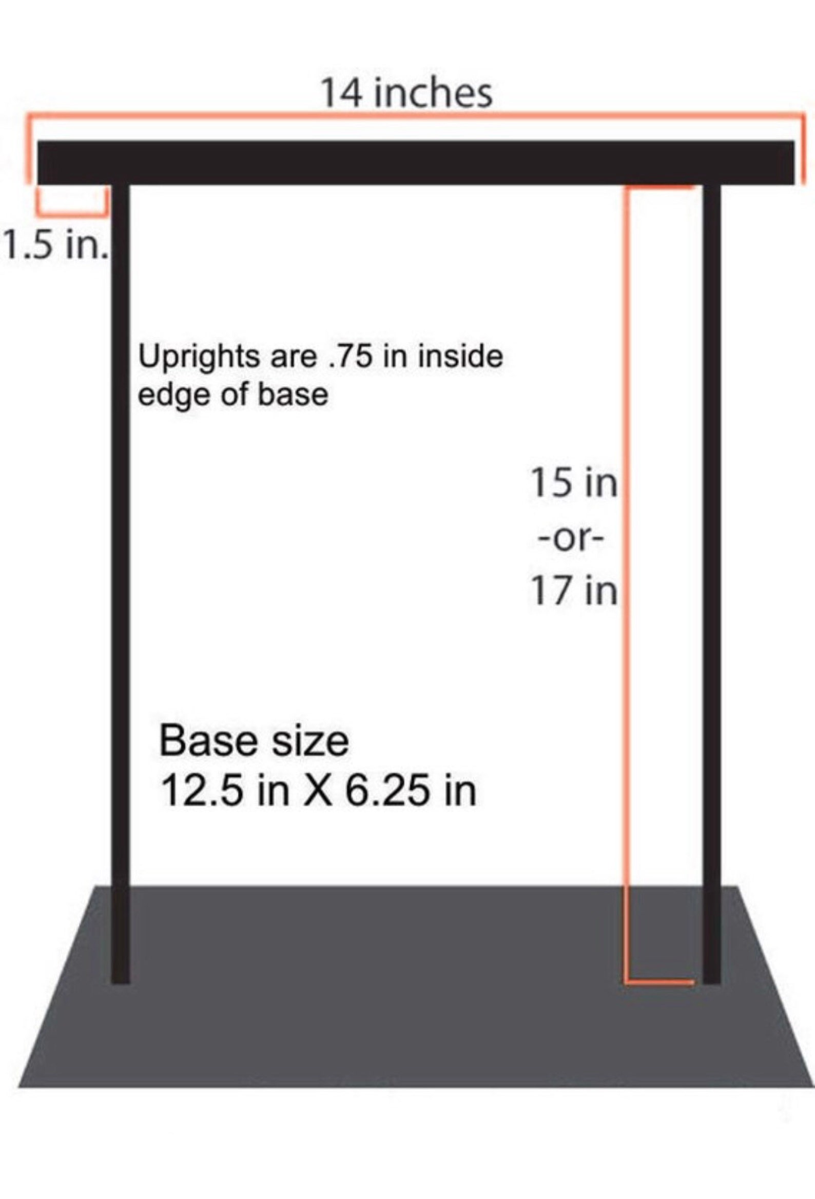 TALL Metal Jewelry Display Stand in Natural Steel Double - Etsy