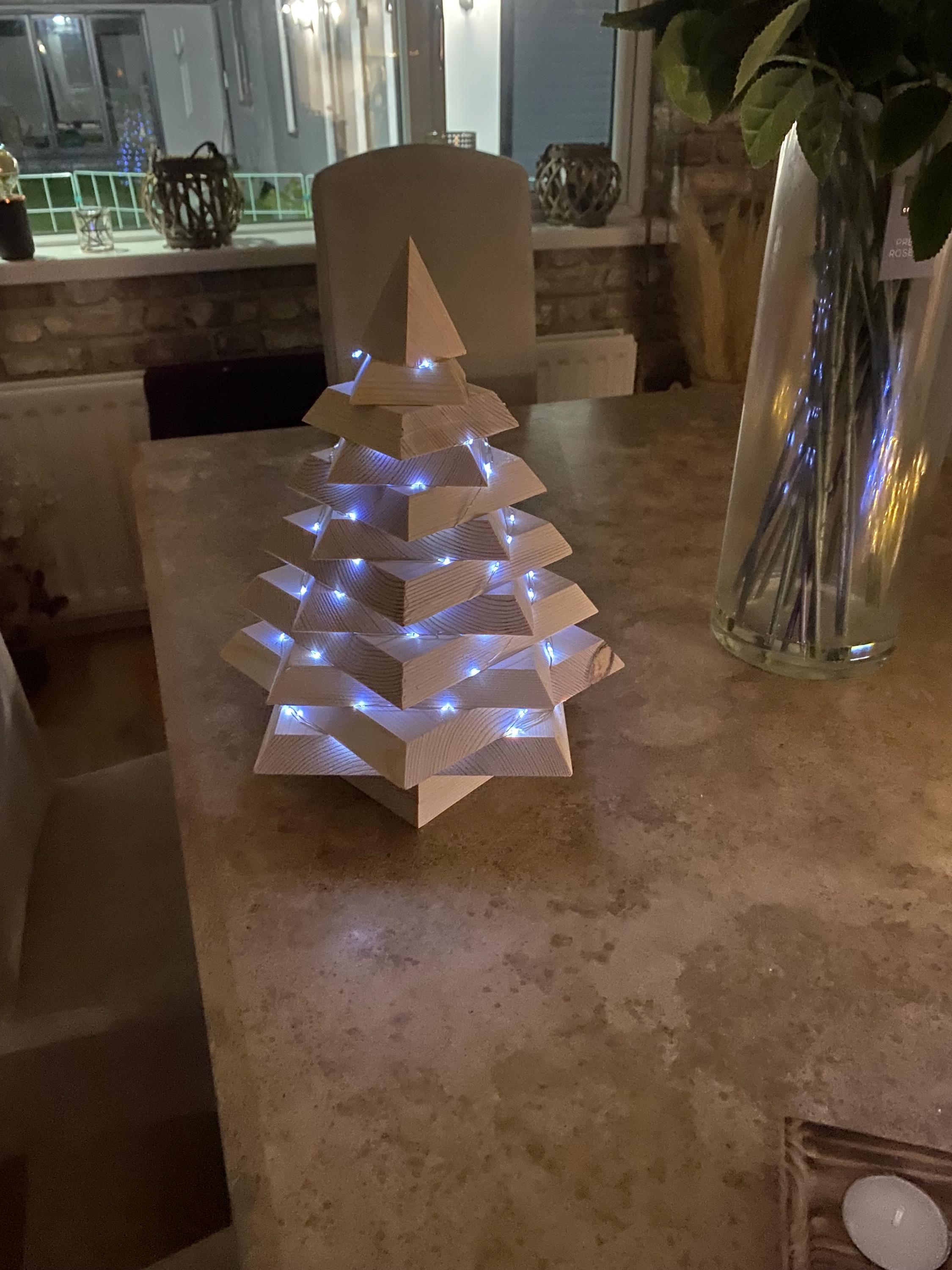 3D Wooden Christmas Tree - Etsy UK