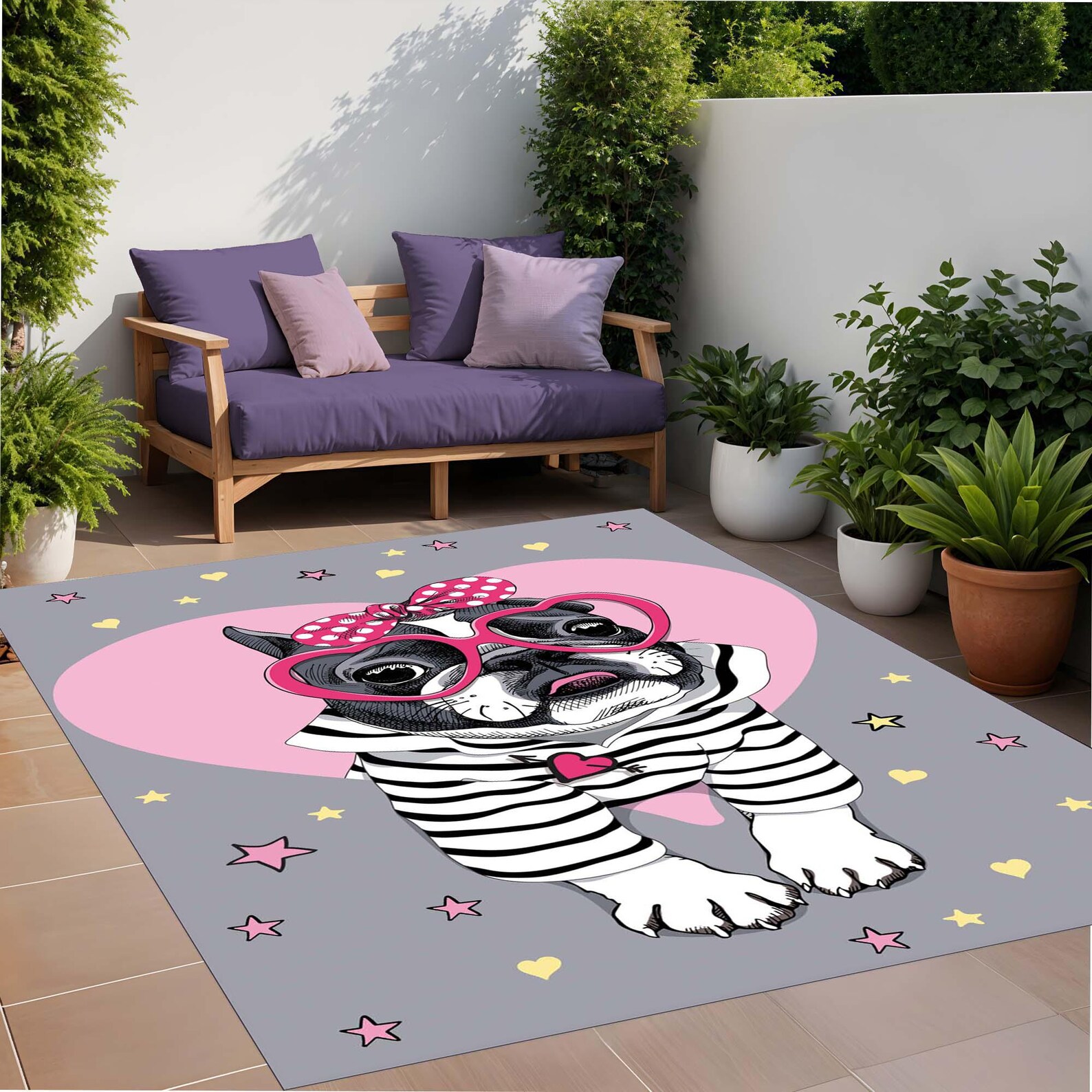 Ping Dog RUG, Custom Pet Portrait Rug, Personalized Pet Rug, Custom Dog ...