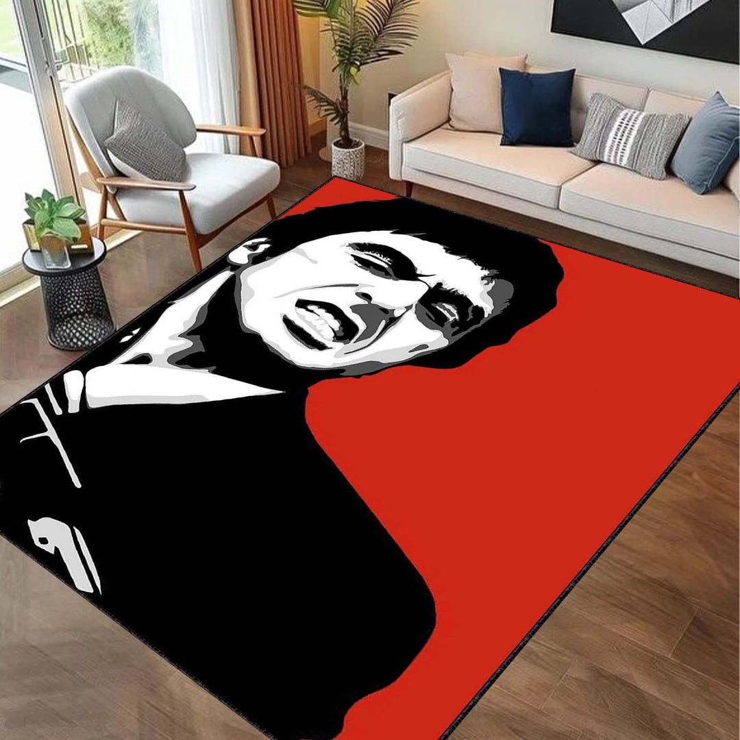 Scar Face, Scarface Rug, Tony Montana Rug, Customization Rug, Home ...
