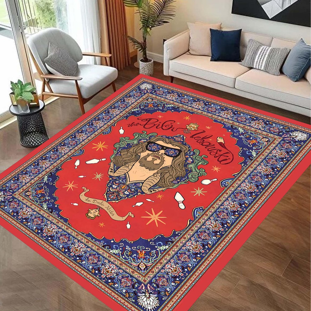 Lebowski Rug, Movie Rug, Dude Rug, Abide Rug, the Big Lebowski Rug ...
