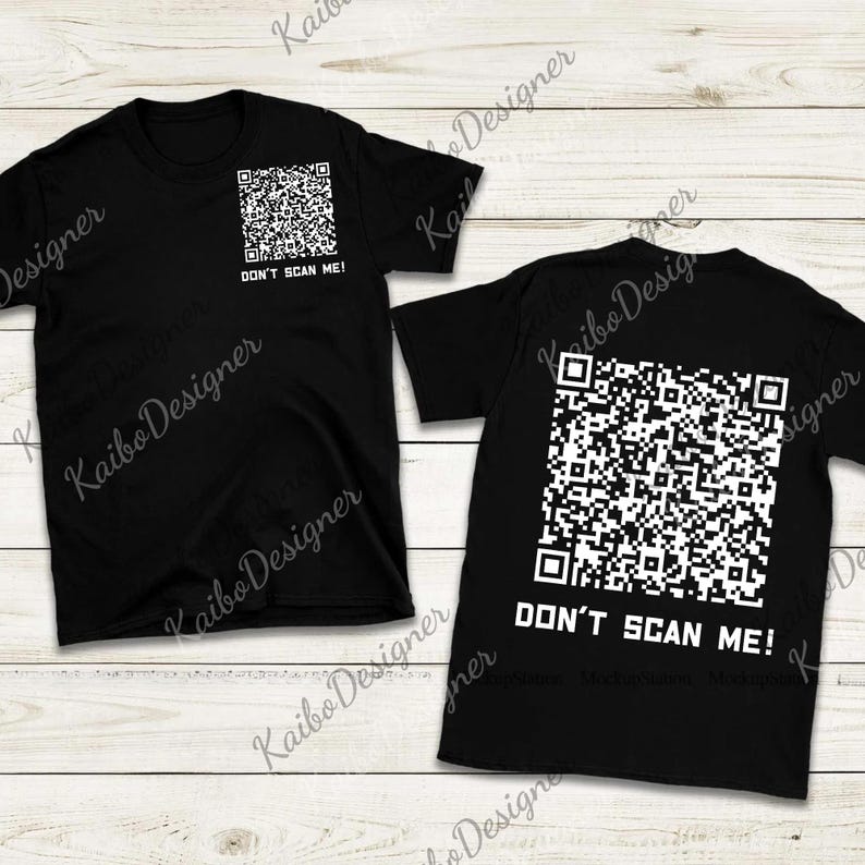 Don't Scan Me! QR Scan Code Joke Funny Png, Sarcastic Graphic Digital ...