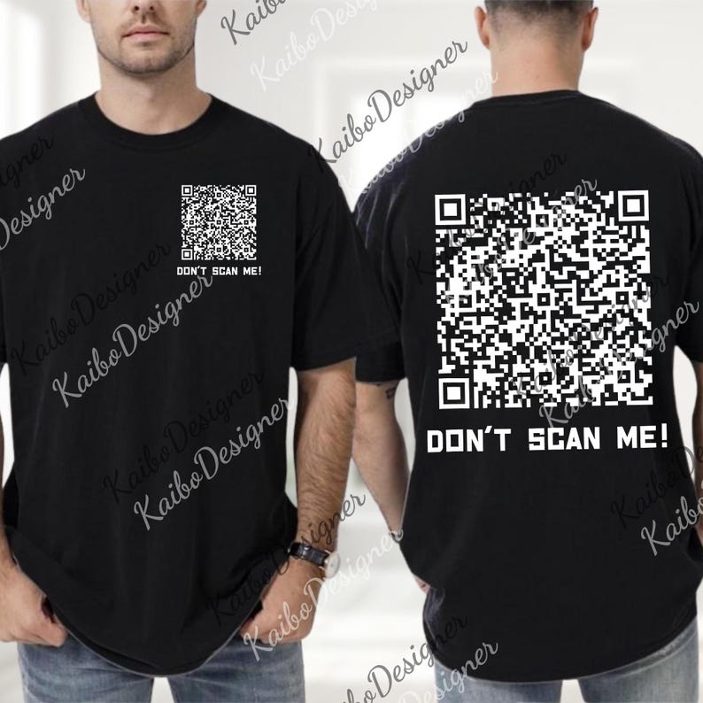 Don't Scan Me! QR Scan Code Joke Funny Png, Sarcastic Graphic Digital ...