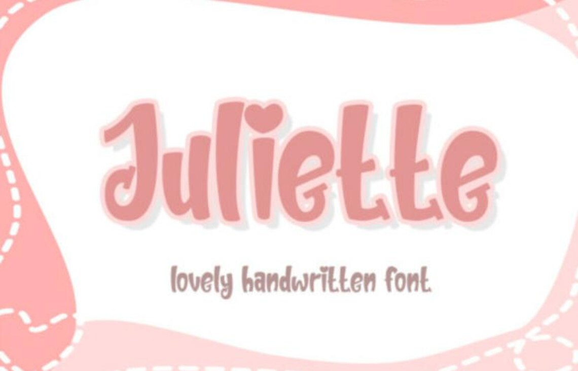 Juliette Font, Handwritten Font, Wedding Font, Modern Font, Display ...