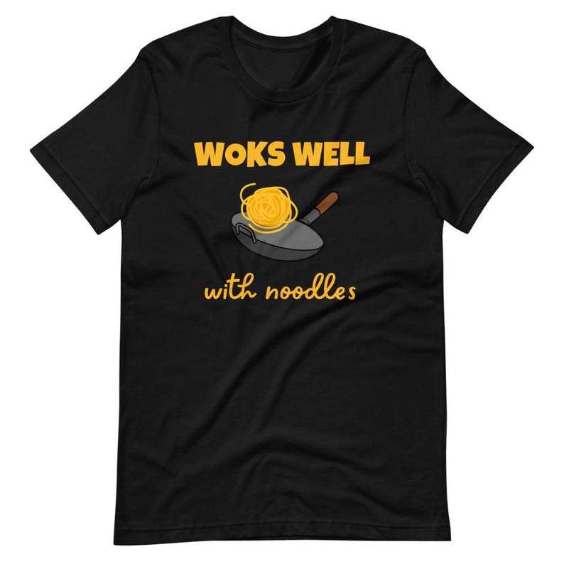 Funny Noodle Shirt: Wok Pun T-shirt, Asian Foodie Gift - Etsy
