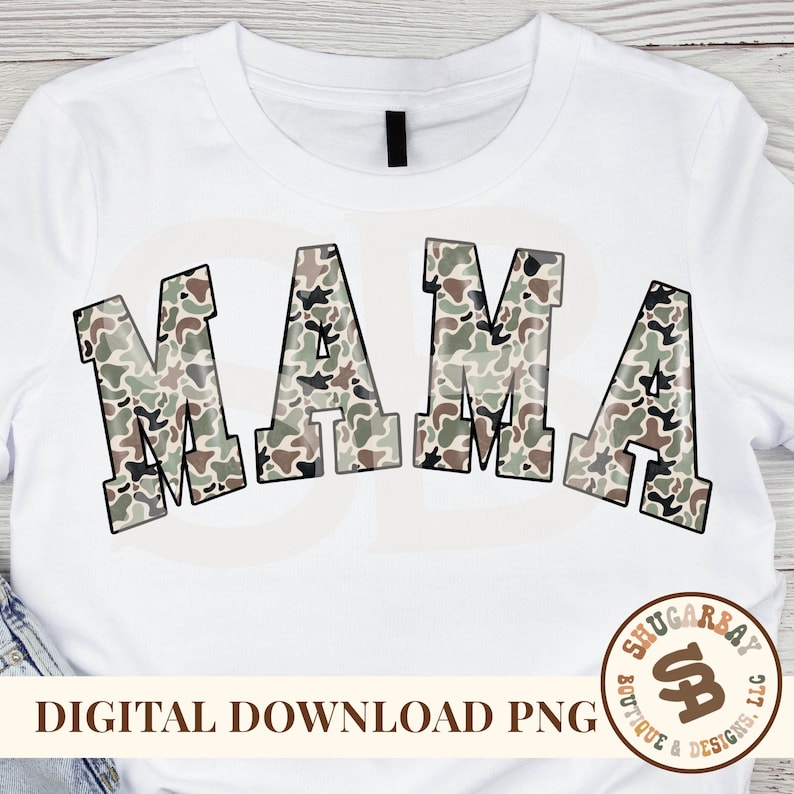 Camo Mama Design, Camouflage Mama, Duck Camo Mama, Vintage Camo Mama ...
