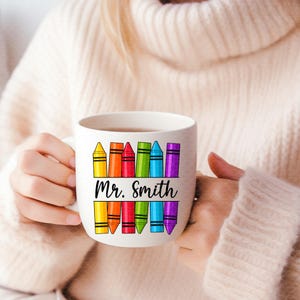 Personalized Crayons Png,teacher Png,custom Name Teacher Png,back to ...