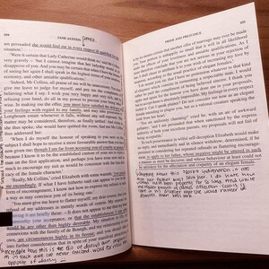 Annotated Books Handwritten, Annotated Classic Novels With Tabs, Colors ...