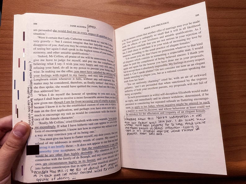 Annotated Books Handwritten, Annotated Classic Novels With Tabs, Colors ... Annotated Books Handwritten, Annotated Classic Novels With Tabs, Colors ...