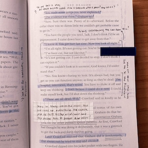 Annotated Books Handwritten, Annotated Classic Novels With Tabs, Colors ...