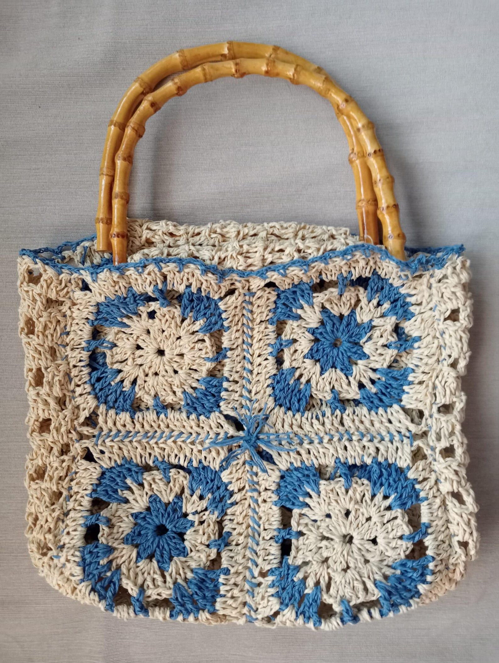 Paper Yarn Crochet Bag Pattern | Easy Summer Tote, Beginner DIY (PDF ...
