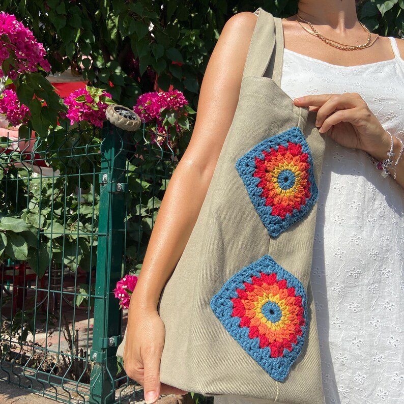 Simple Granny Square Crochet Pattern: Beginner Tutorial (PDF Pattern) - Etsy