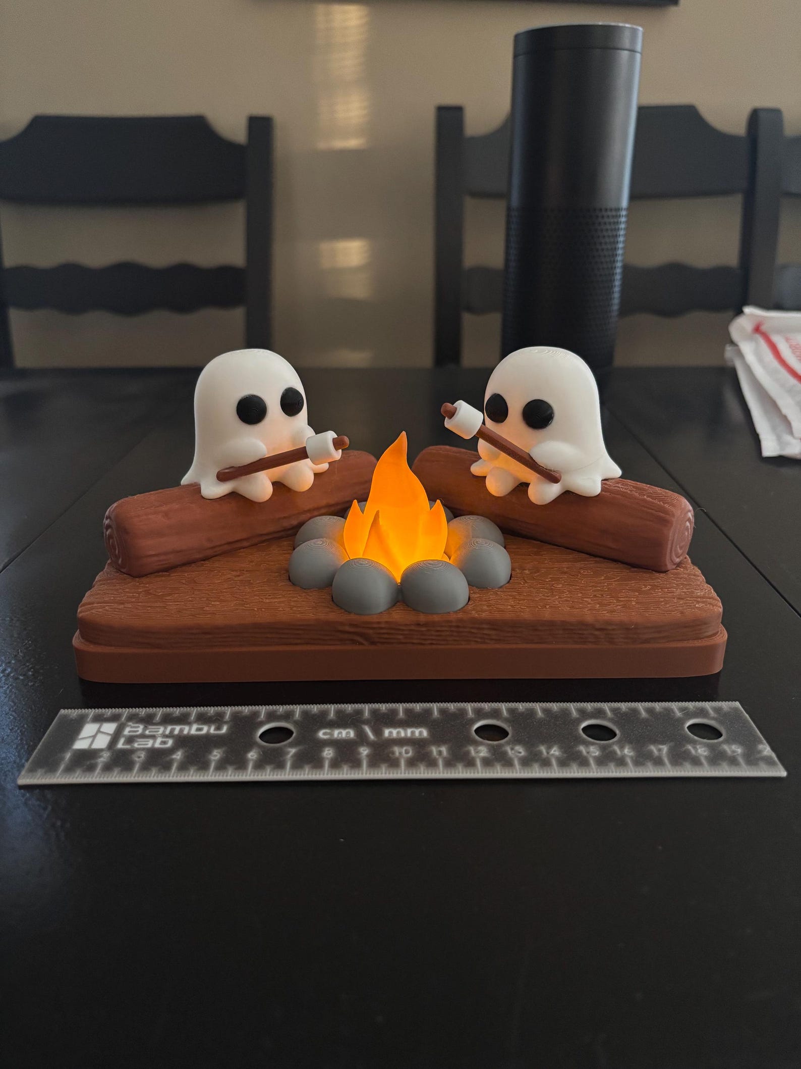Cozy Ghosts by the Campfire With Flickering Light - Etsy
