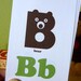 Animal Alphabet Flash Cards 3x5 Printable PDF, Green & Brown - Etsy