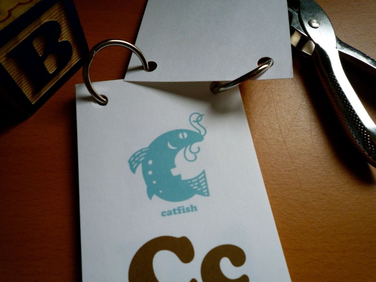 Blue & Brown Animal Alphabet Flash Cards 3x5 Printable PDF - Etsy