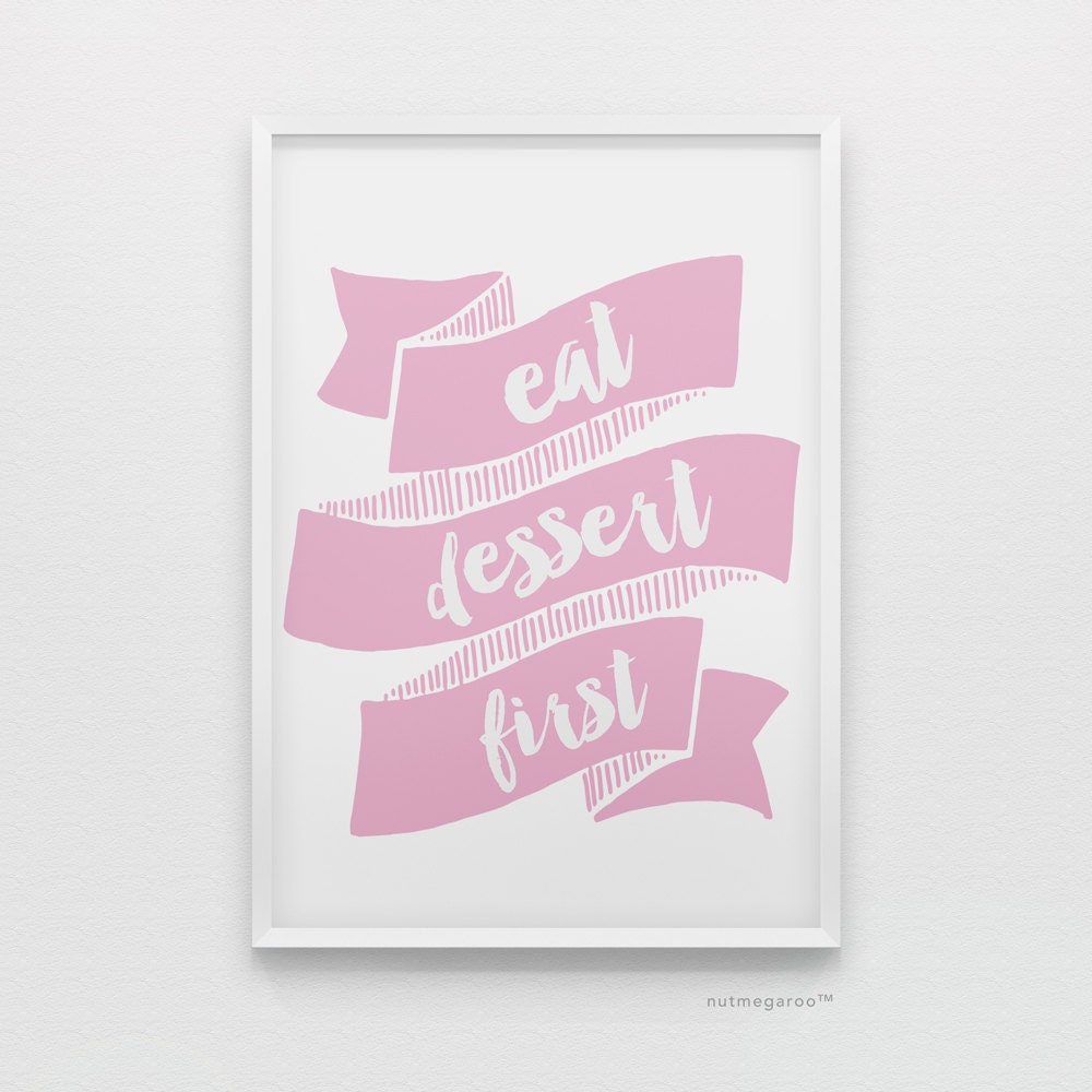 Eat Dessert First Bridal Shower Dessert Table Printable Sign Art - Etsy