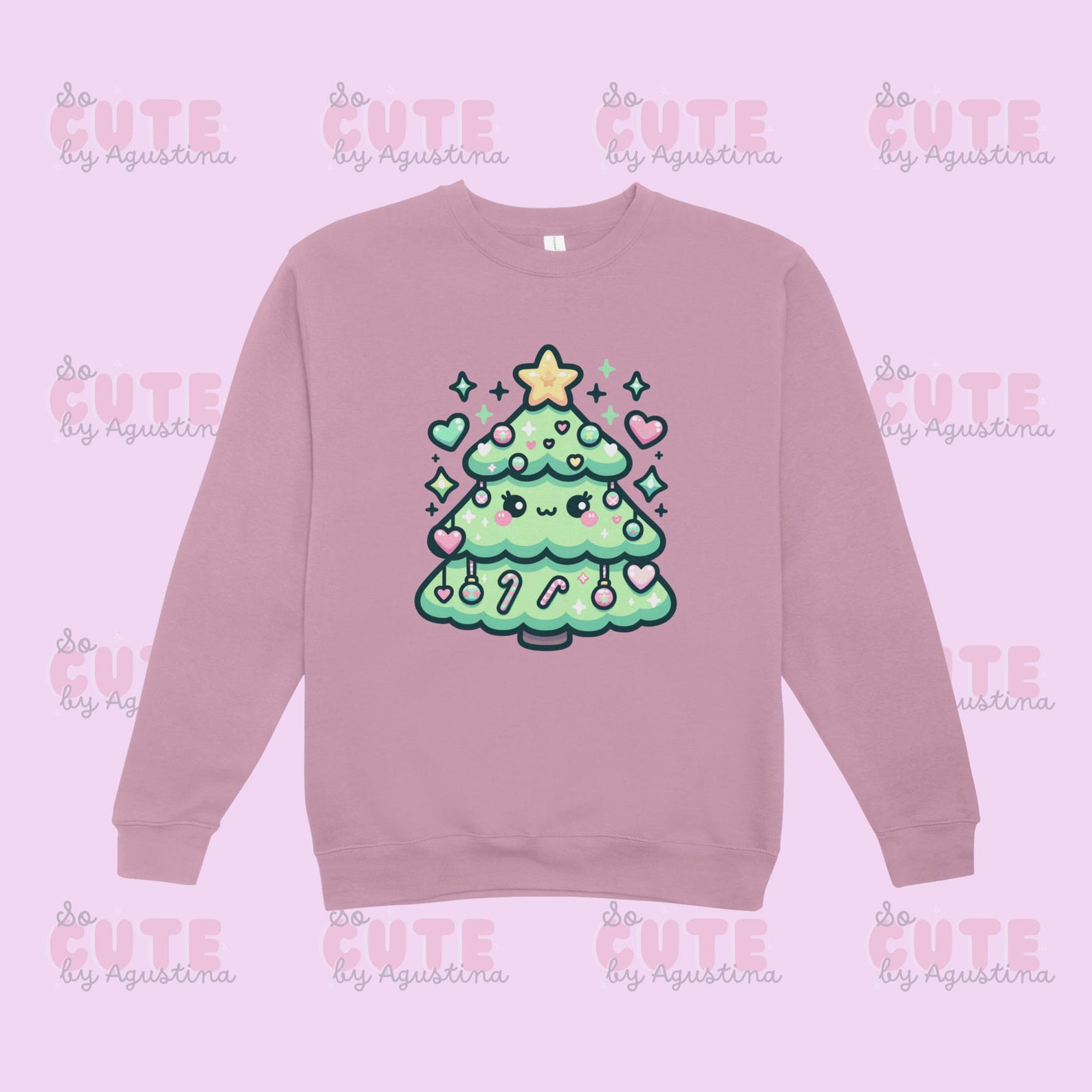 Kawaii Christmas Tree PNG Clipart, Cute Pastel Christmas Tree With ...
