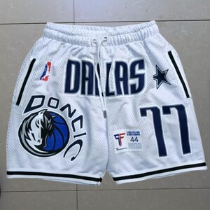 Custom Doncic 77 Dallas Basketball Shorts - Etsy