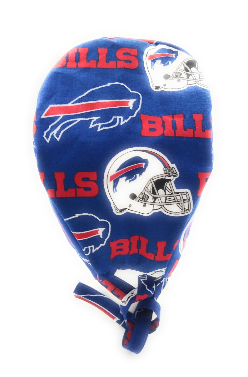 Mens Surgical Scrub Hat Handmade in the USA Buffalo Bills - Etsy
