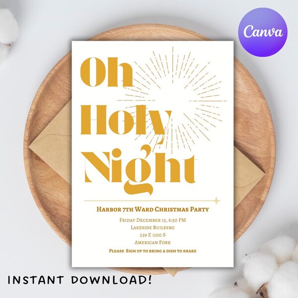 Ward Christmas Party - Etsy