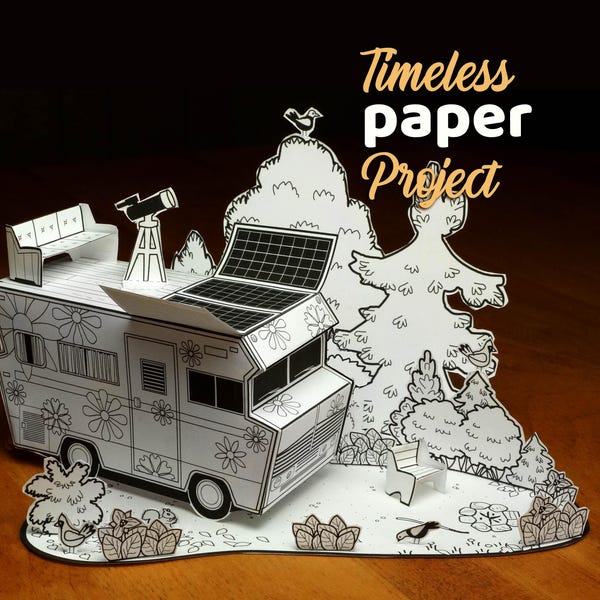 3d Papercraft Car Model - Etsy