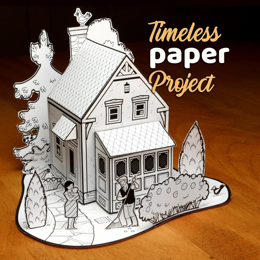 Paper House, Appala Village Family - Etsy