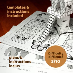 5 Printable Models Bundle, Paper House Template, 3d Papercraft for ...