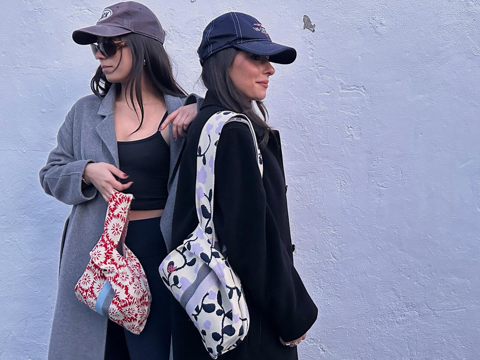 Ting Hopper Shoulder Knot Bags, Knit Bags, Stretchy Soft Fabric Bags ...