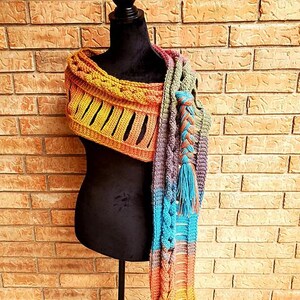 Braided Bones Wrap Crochet Pattern, Shawl, Wrap - Etsy