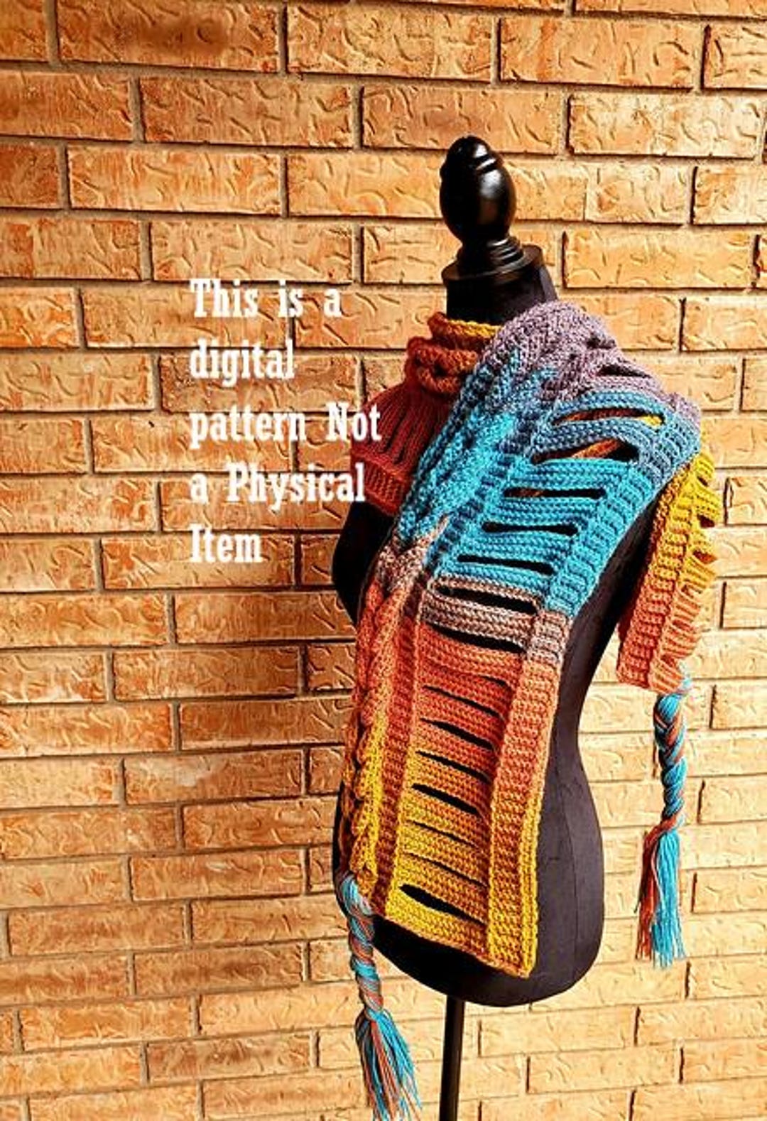 Braided Bones Wrap Crochet Pattern, Shawl, Wrap - Etsy