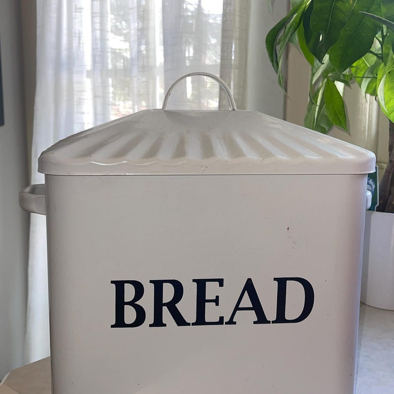 Yellow Bread Box - Etsy