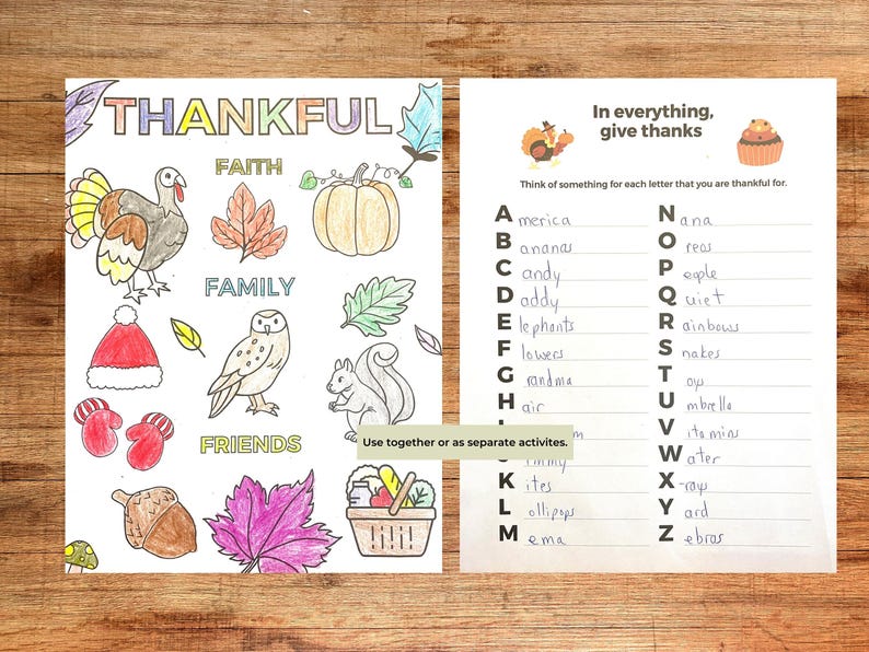 Thanksgiving Day Craft | Children's Gratitude Activity | Thanksgiving ...