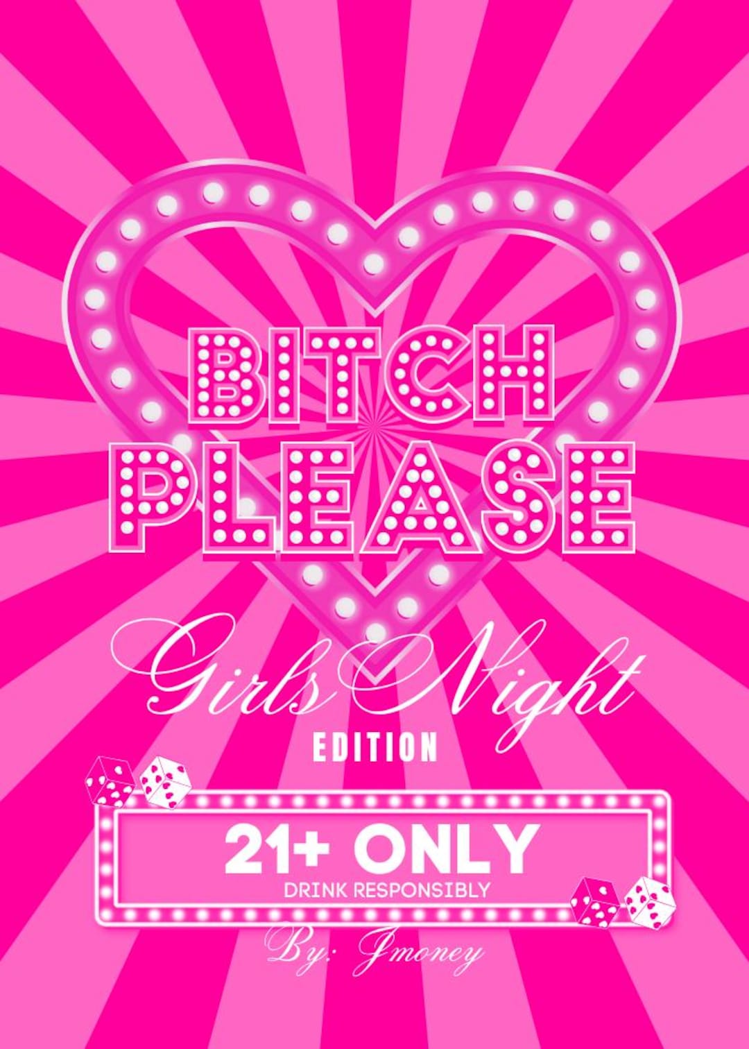 Bitch Please Game Template - Etsy