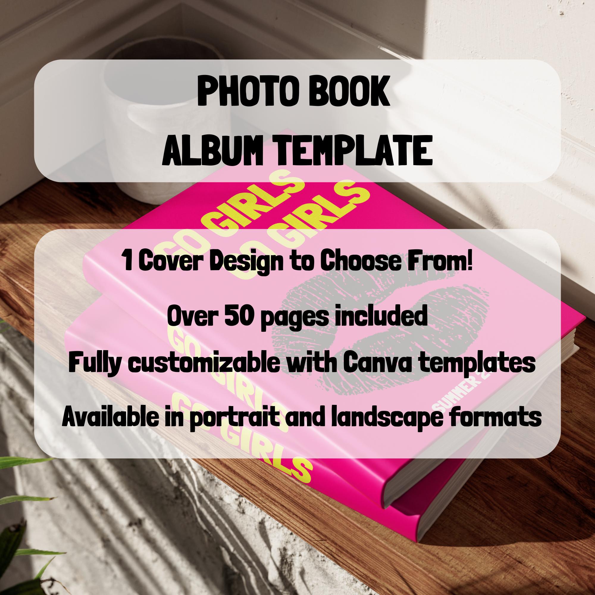 Go Girls Digital Friendship Photo Book - Group Memory Book Template ...
