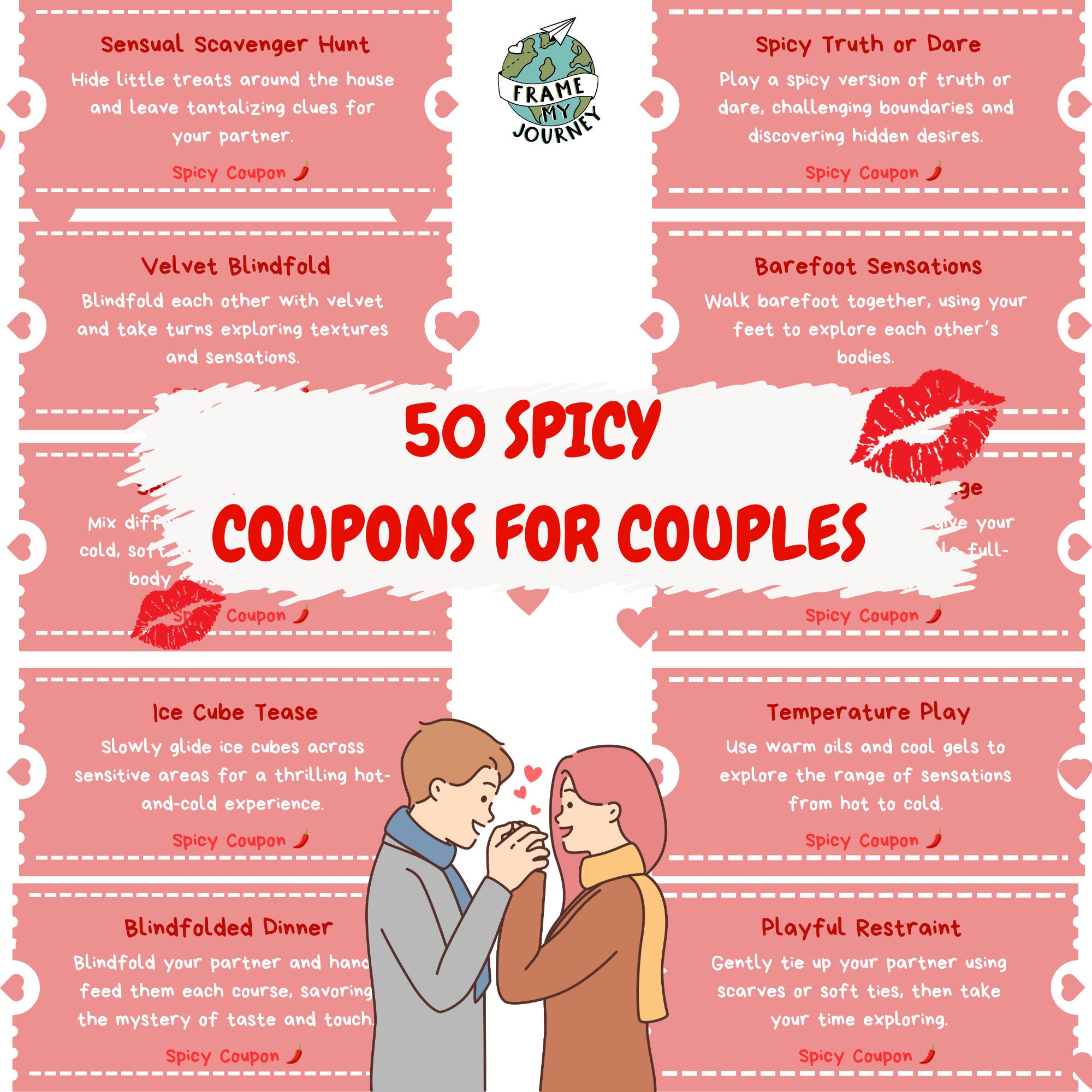 50 Printable Spicy Date Night Coupons - Fun Love Coupons for Couples ...