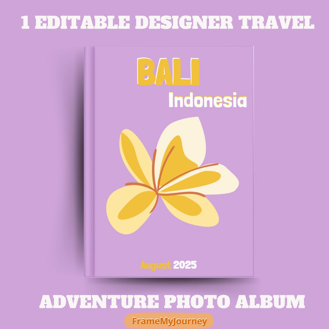 Enchanting Bali Memories Photo Album | 50+ Pages Adventure Collection ...