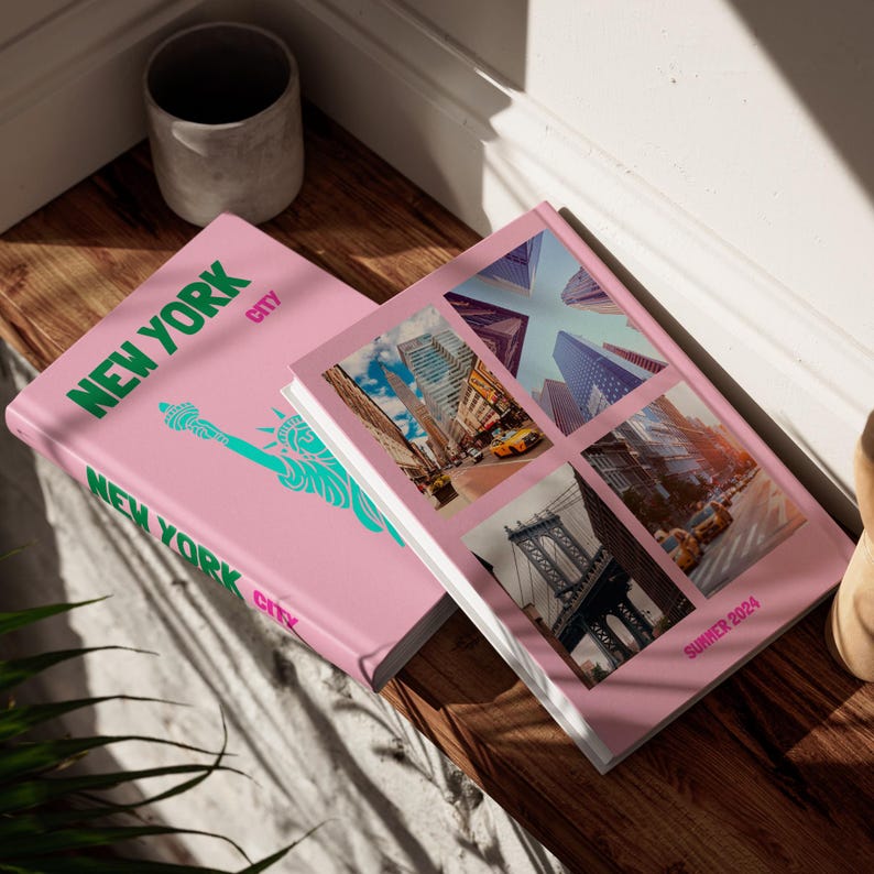 New York City Photo Book Template - Digital Book With Customizable ...