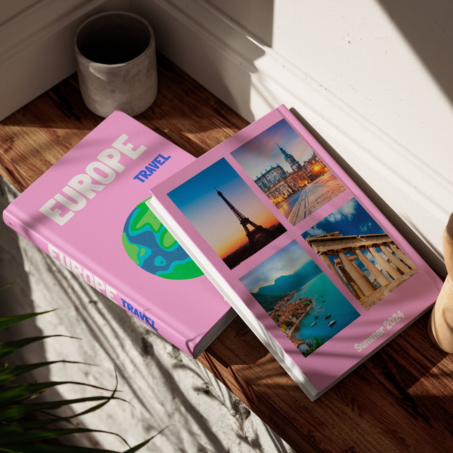 Sun-kissed Memories Europe Travel Album & Printable Journal - Stylish ...