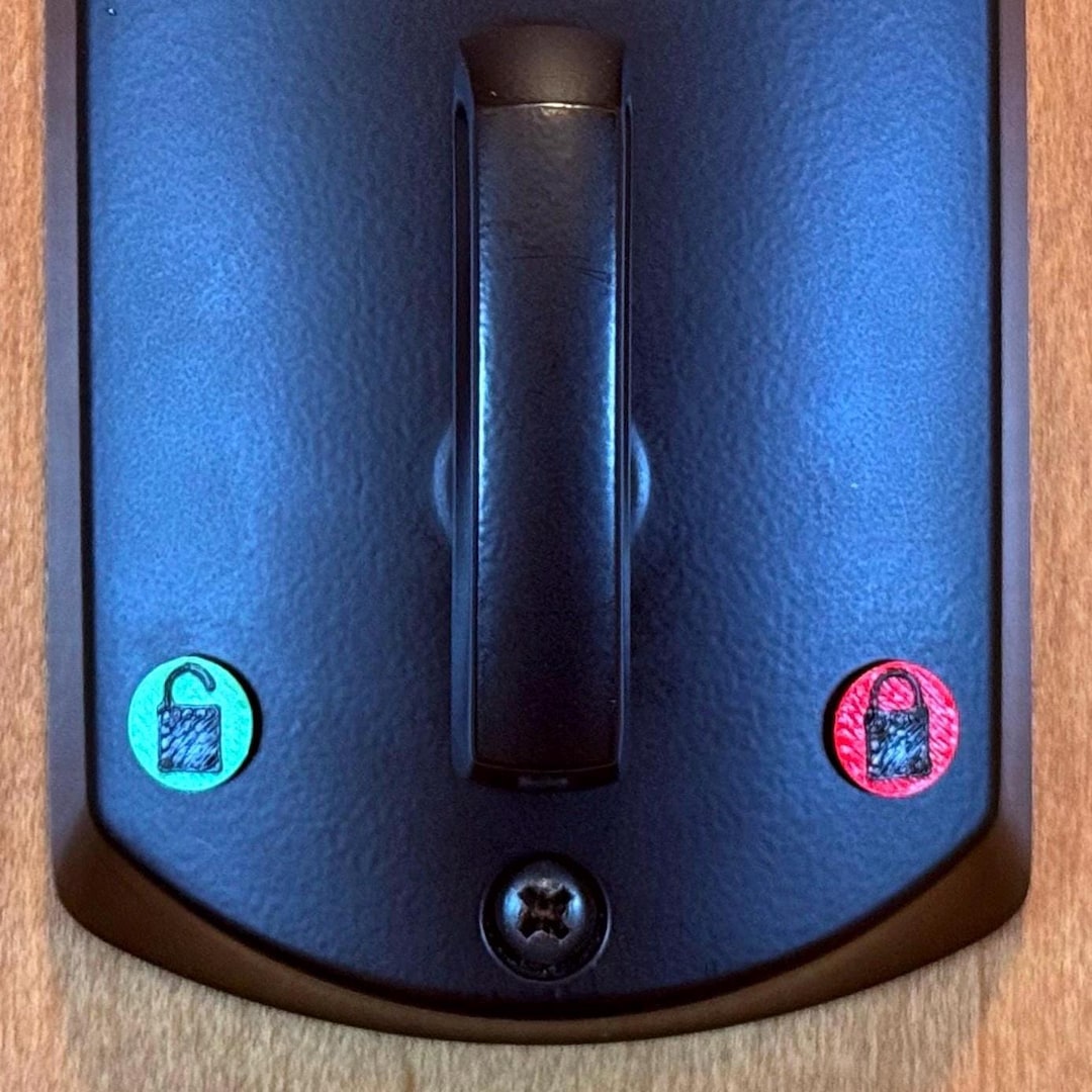 Locked & Unlocked Signs | Stick on Lock Indicators - Etsy