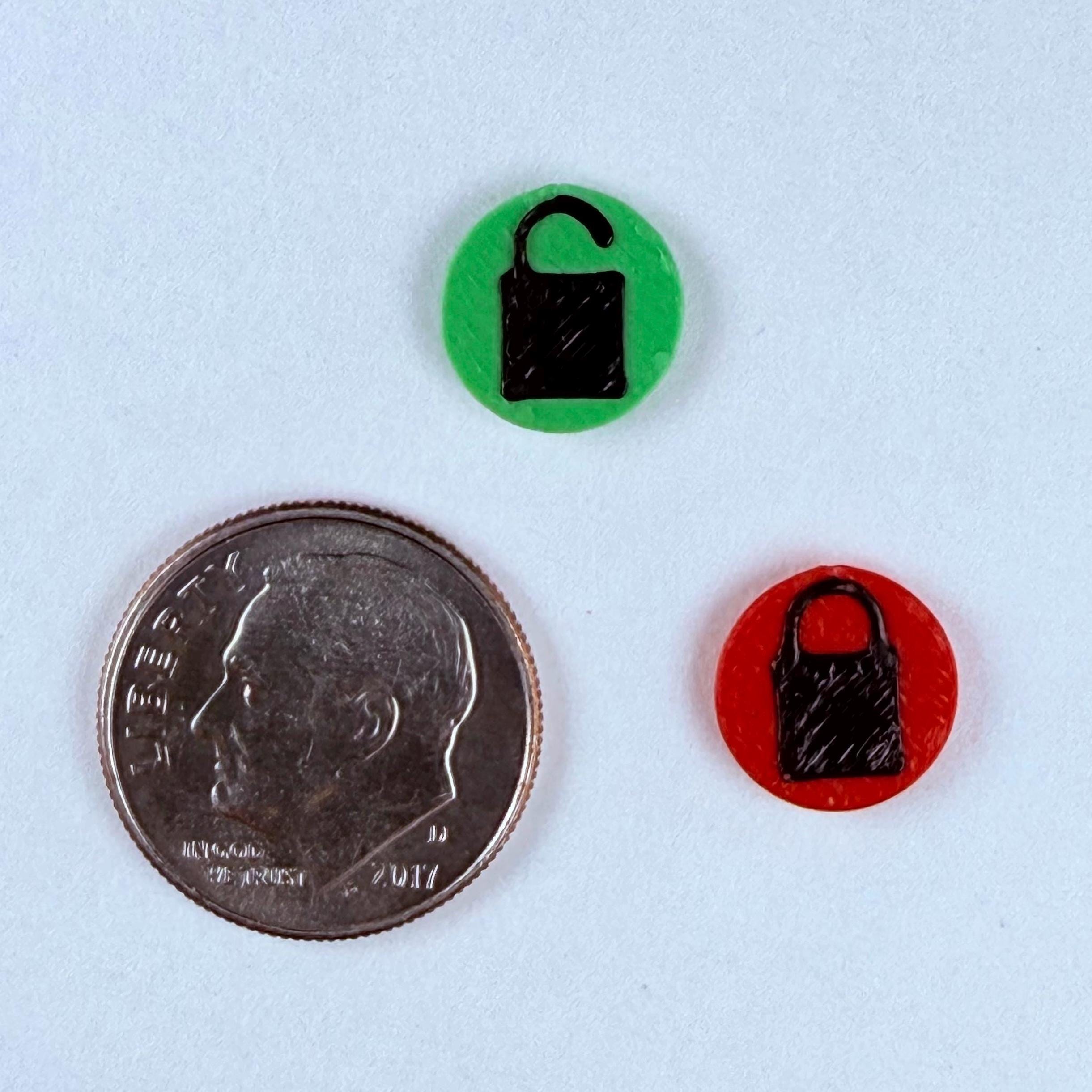 Locked & Unlocked Signs | Stick on Lock Indicators - Etsy