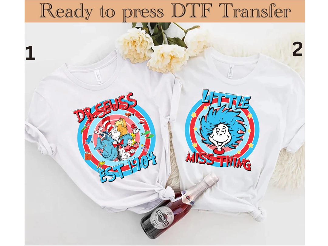 Layered DTF Transfer, Cat in the Hat Dtf, Dr. Seuss Quotes Clipart ...