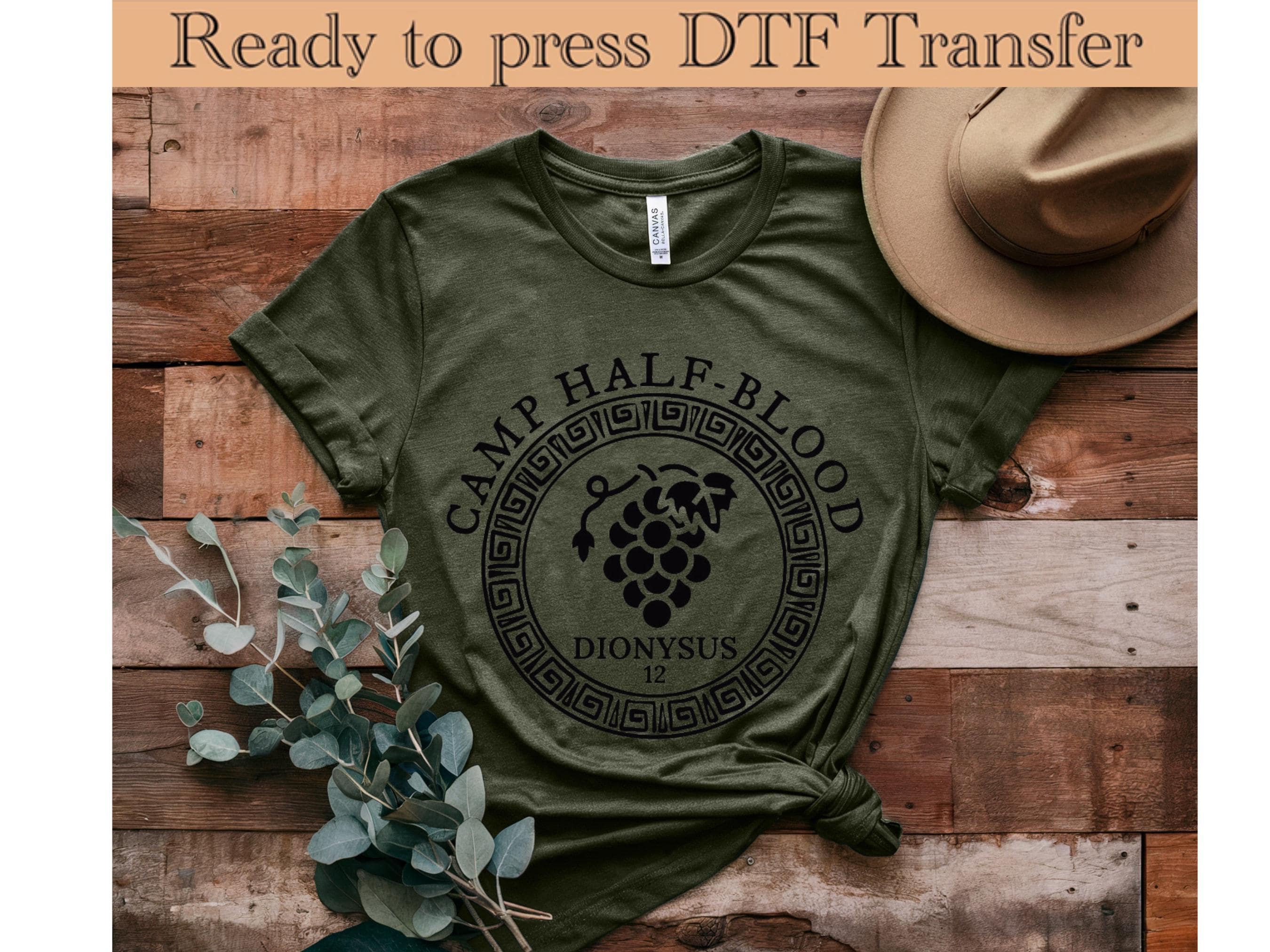 Camp Half Blood Dtf,greek Gods Symbols DTF, Olympus Gods,dtf Transfer ...