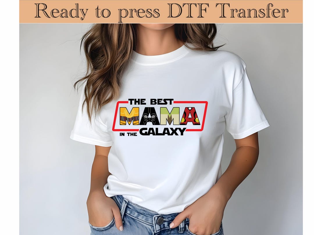 Mom Star Wars DTF Transfer, Galaxy's Edge Mama Ready to Press - Etsy