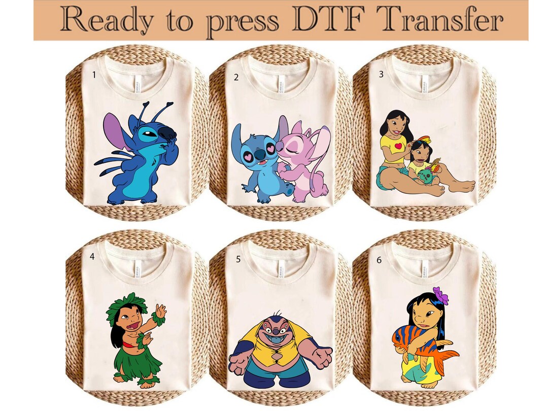 Stitch Ohana Dtf Transfer, Ohana Means Family Ready to Press Dtf,disney Stitch Ohana DTF ...