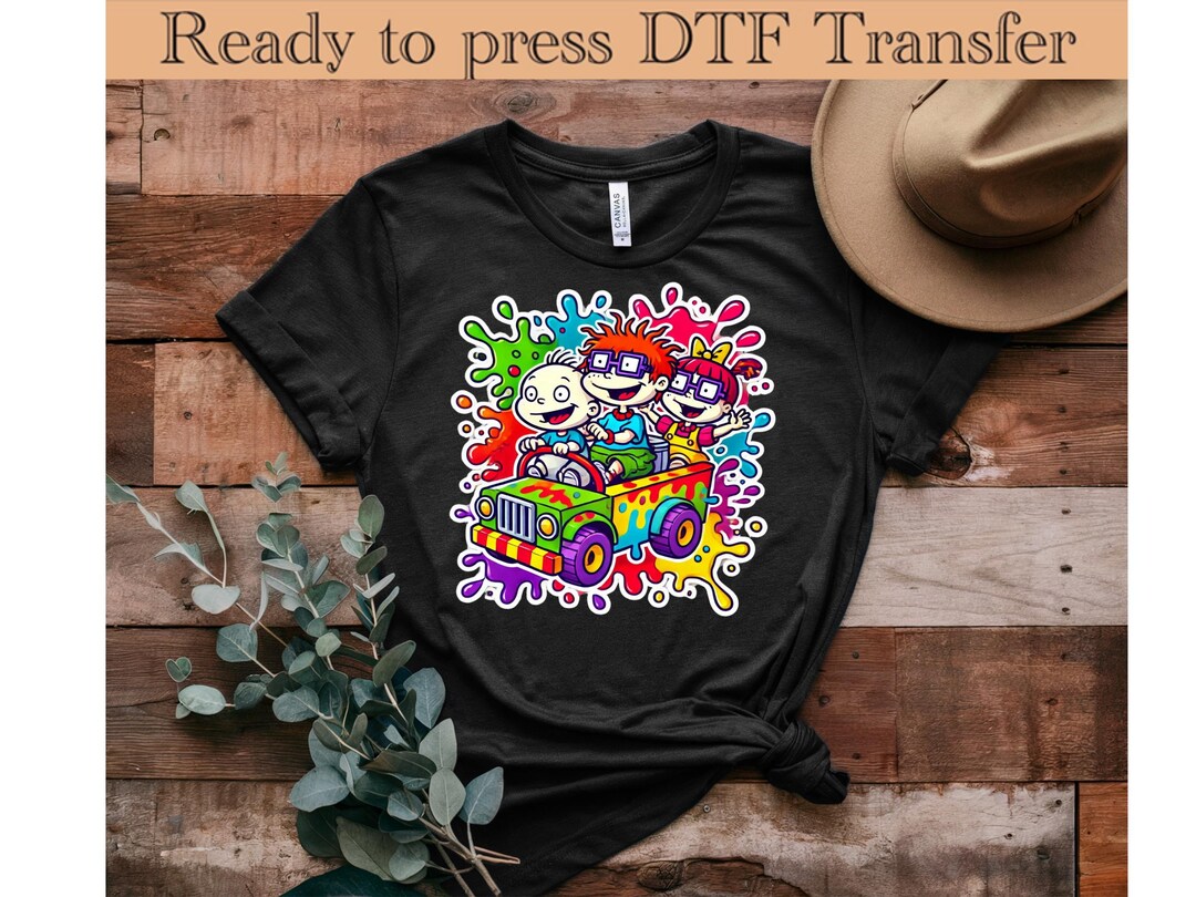 Rugrats Cartoon Mega DTF Transfer, 90s Cartoon Network DTF , Cartoon ...