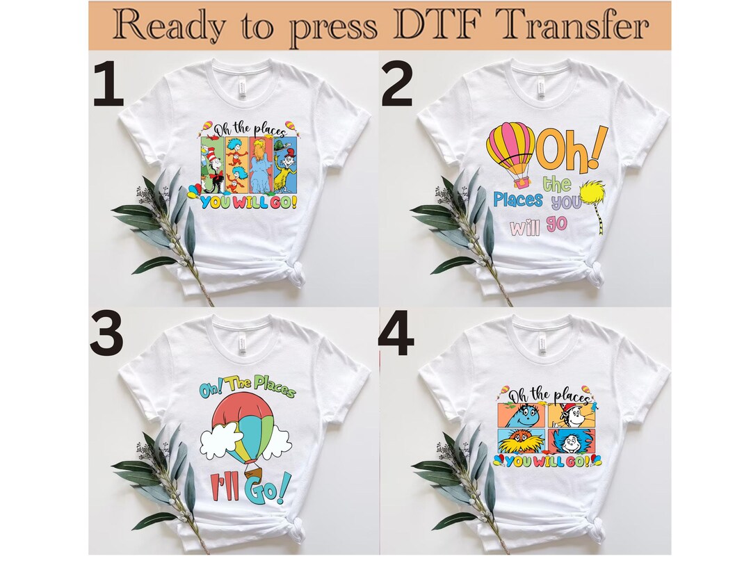 Layered DTF Transfer, Cat in the Hat Dtf, Dr. Seuss Quotes Clipart ...