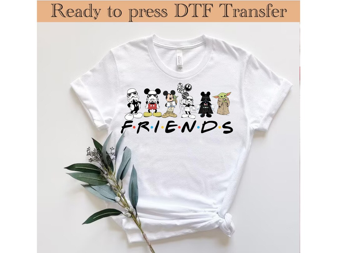 Star Wars Friends TV Show DTF Transfer - Etsy