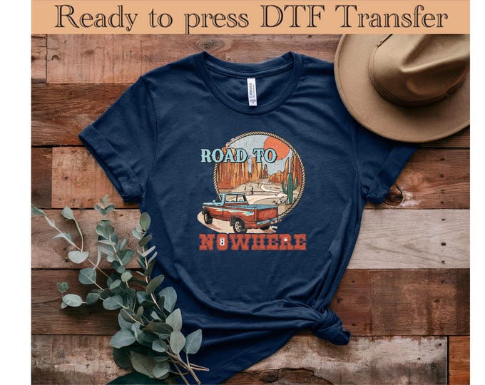 Western Skeleton Hand DTF Transfer Ready to Press Direct to Film Cold ...