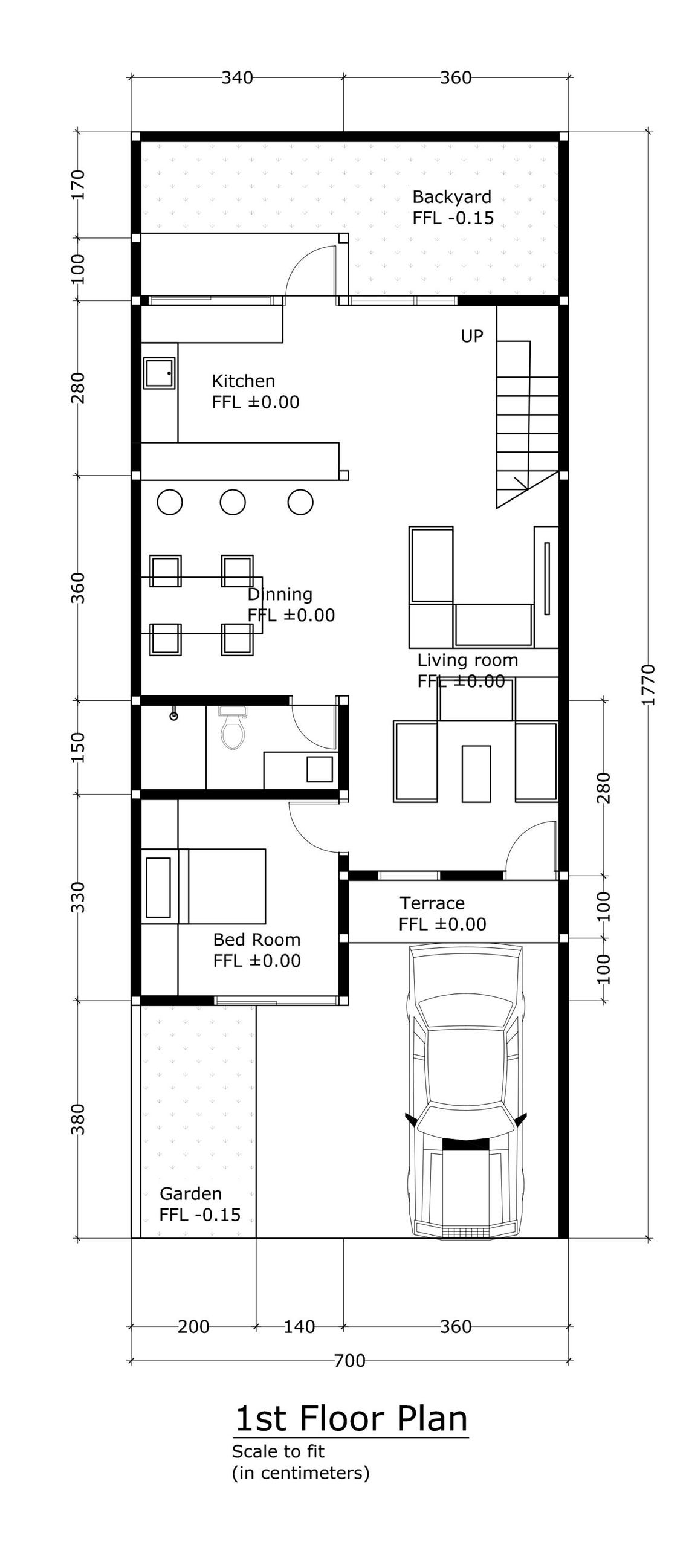 Urban Small House Plan, 7x17 Meter, Modern Home Design - Etsy