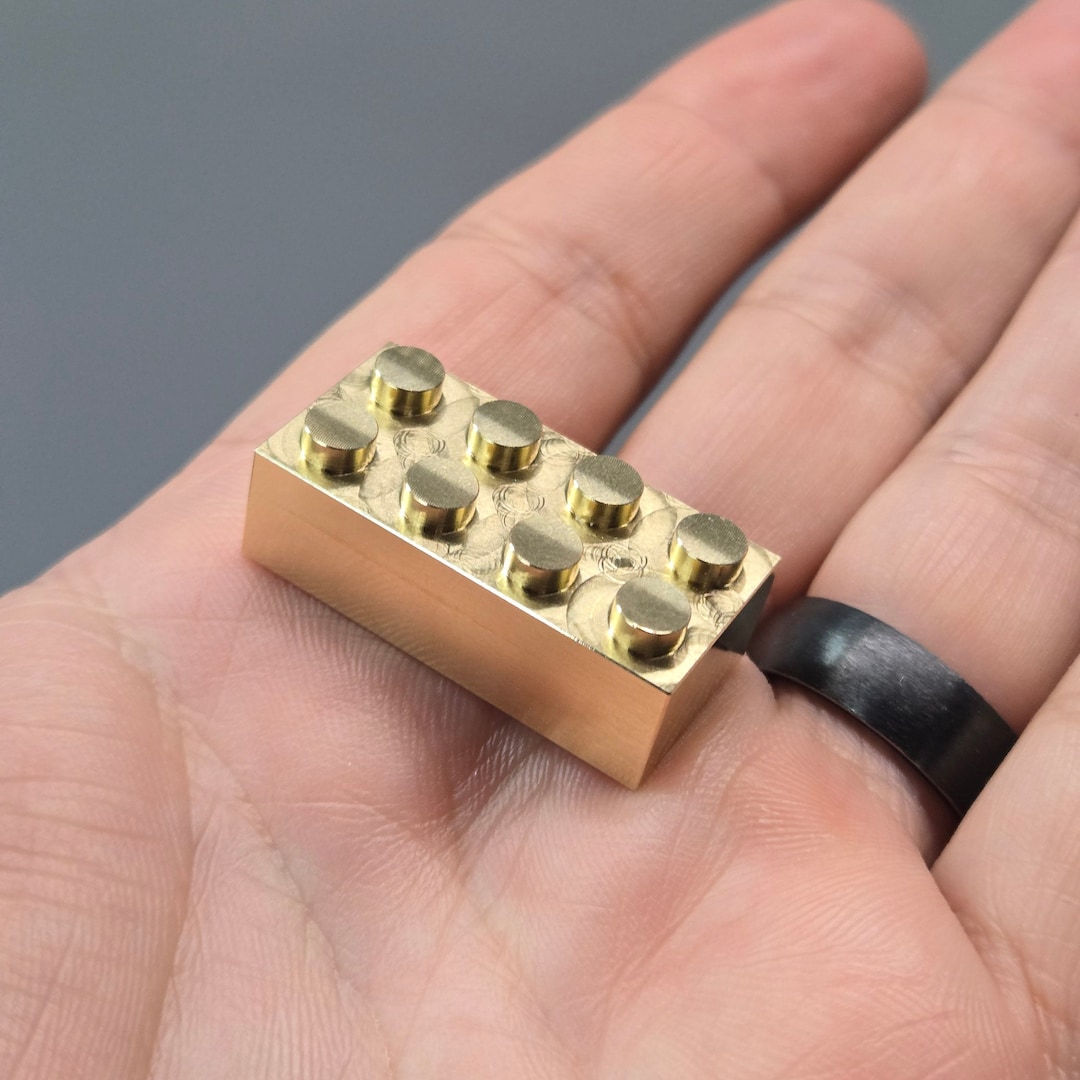 Brass Building Brick: CNC Machined Metal Collector's Item - Etsy
